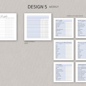 STICKY NOTES *FILLABLE* Minimal Bundle | 2 Versions : Pre-set and ...
