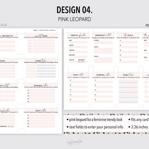 ESSENTIAL *FILLABLE* Planner Cards Bundle | Essential Info | Wallet ...