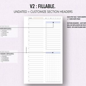 FRANKLIN_COVEY Compact *FILLABLE* VERSATILE Do1p | DAY on 1 Page | 2 ...