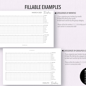 FRANKLIN COVEY Compact *FILLABLE* Categorized Monthly Trackers ...