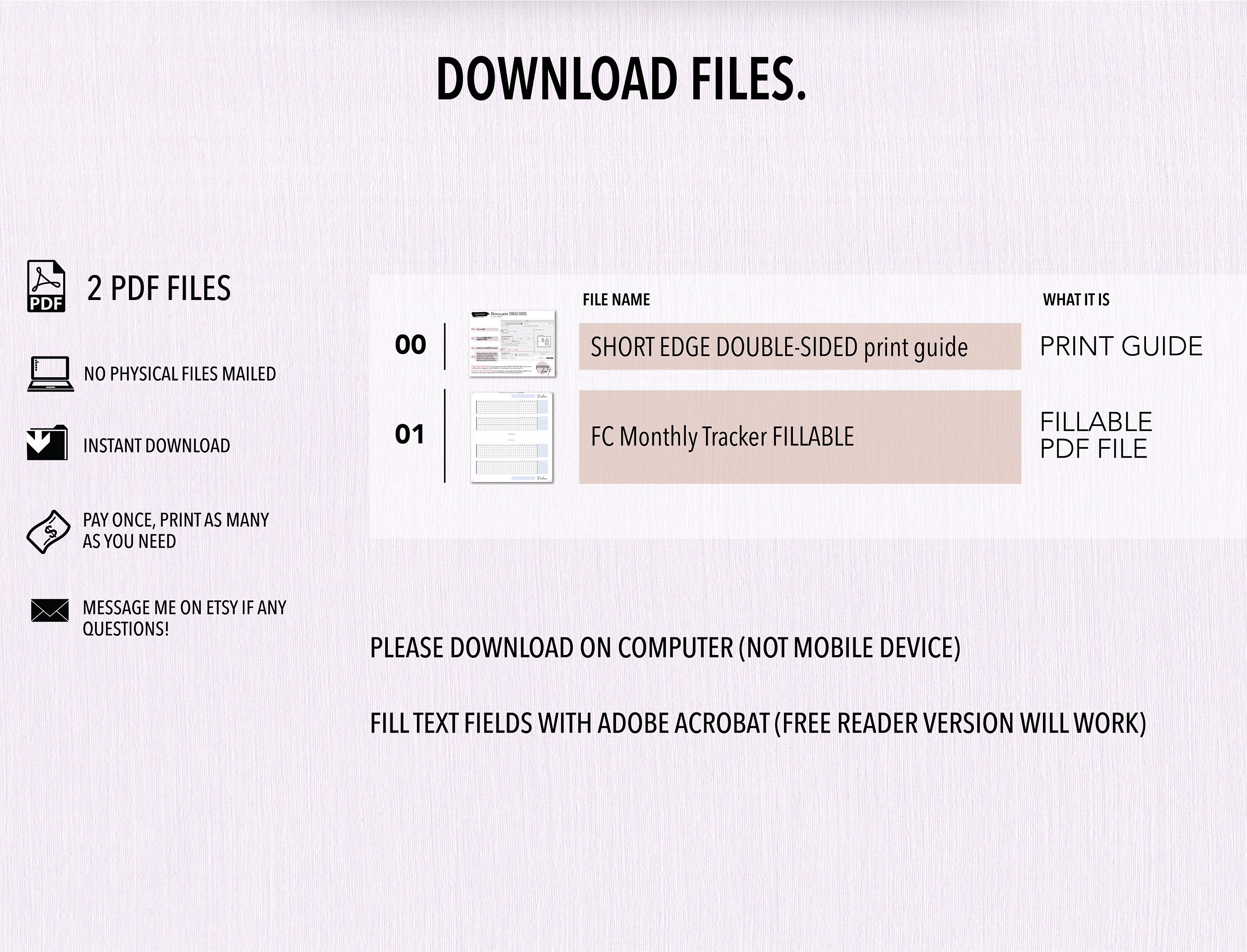 FRANKLIN COVEY Compact *FILLABLE* Categorized Monthly Trackers ...