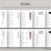 LETTER *FILLABLE* Table of Contents Bundle | Fillable & Printable ...