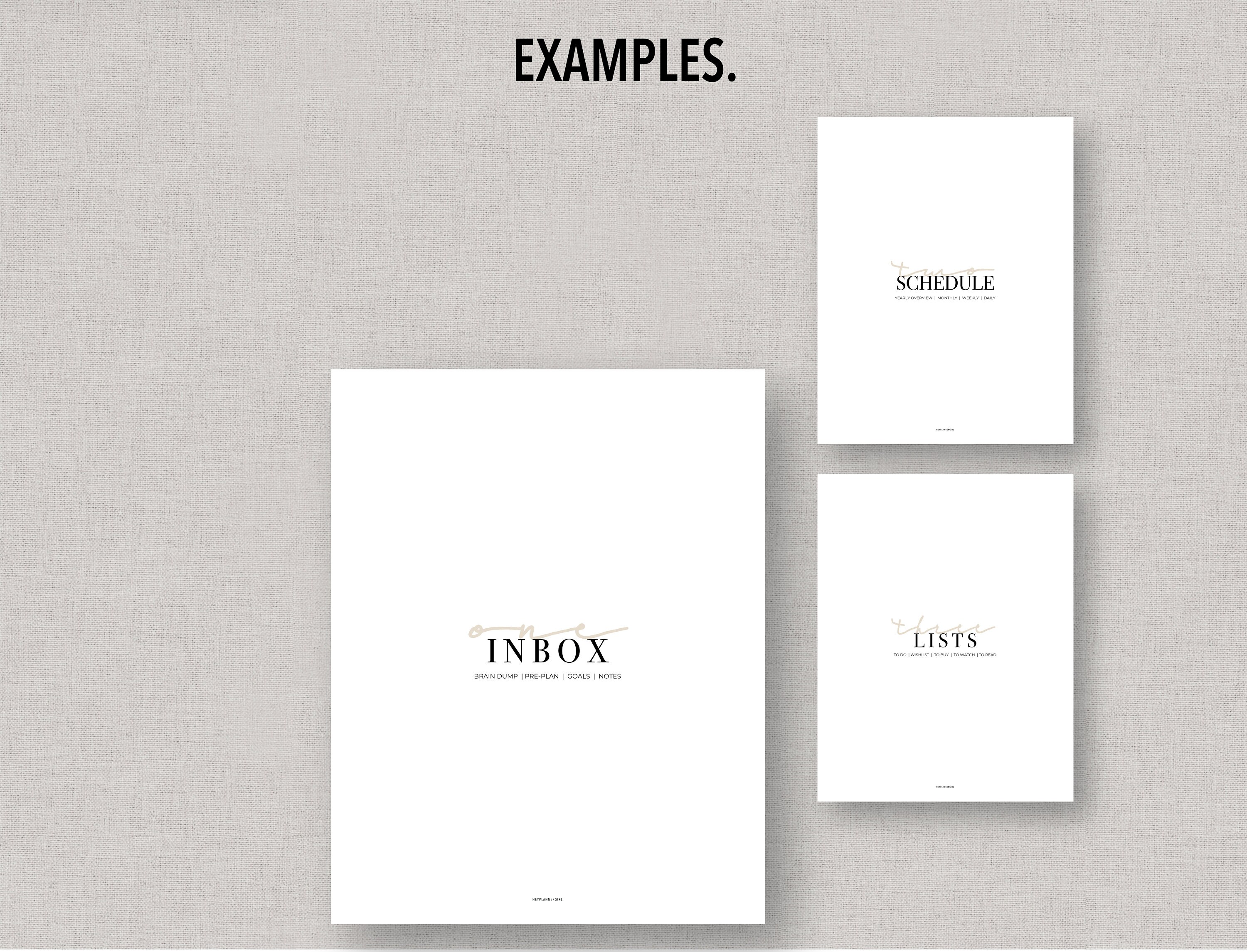 LETTER FILLABLE minimal SECTION Covers Fillable & | Etsy