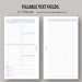PERSONAL *FILLABLE* PROJECTS Insert | Fillable & Printable | 2 Versions ...