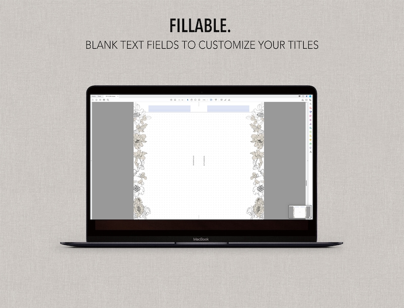 15 SIZE BUNDLE FILLABLE Flora Notes Bundle Fillable & - Etsy