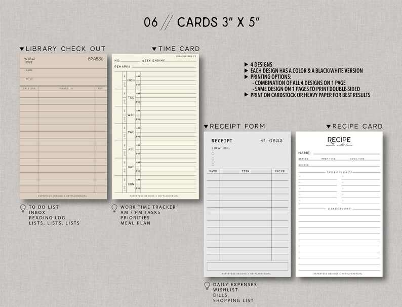 9 SIZE_BUNDLE fillable the HOME MANAGEMENT Planner Bundle - Etsy