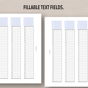 A5 *FILLABLE* CATEGORIZED Monthly Trackers | Fillable & Printable | 3 ...