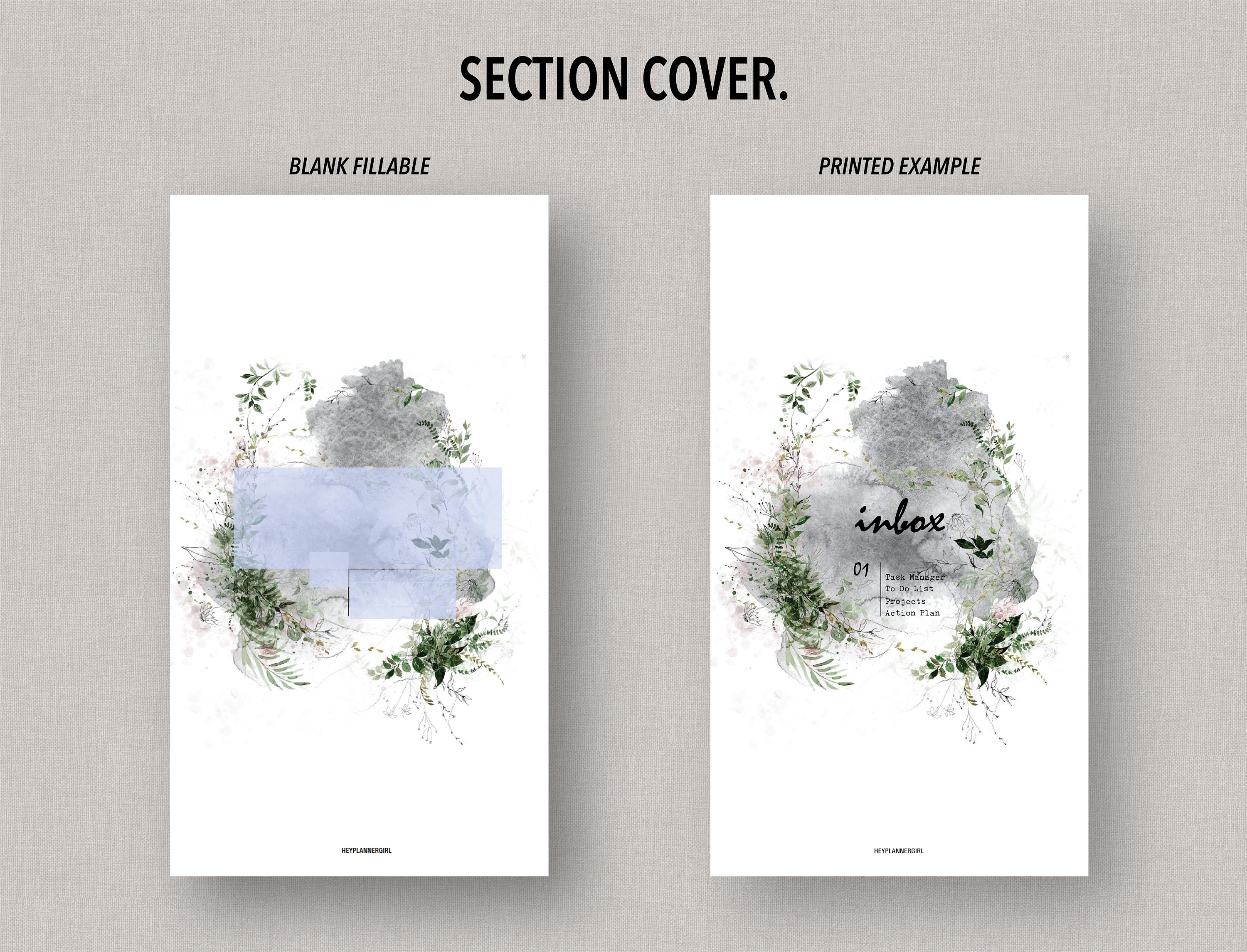 PERSONAL fillable DARK FOREST Bundle Fillable & Printable - Etsy Canada