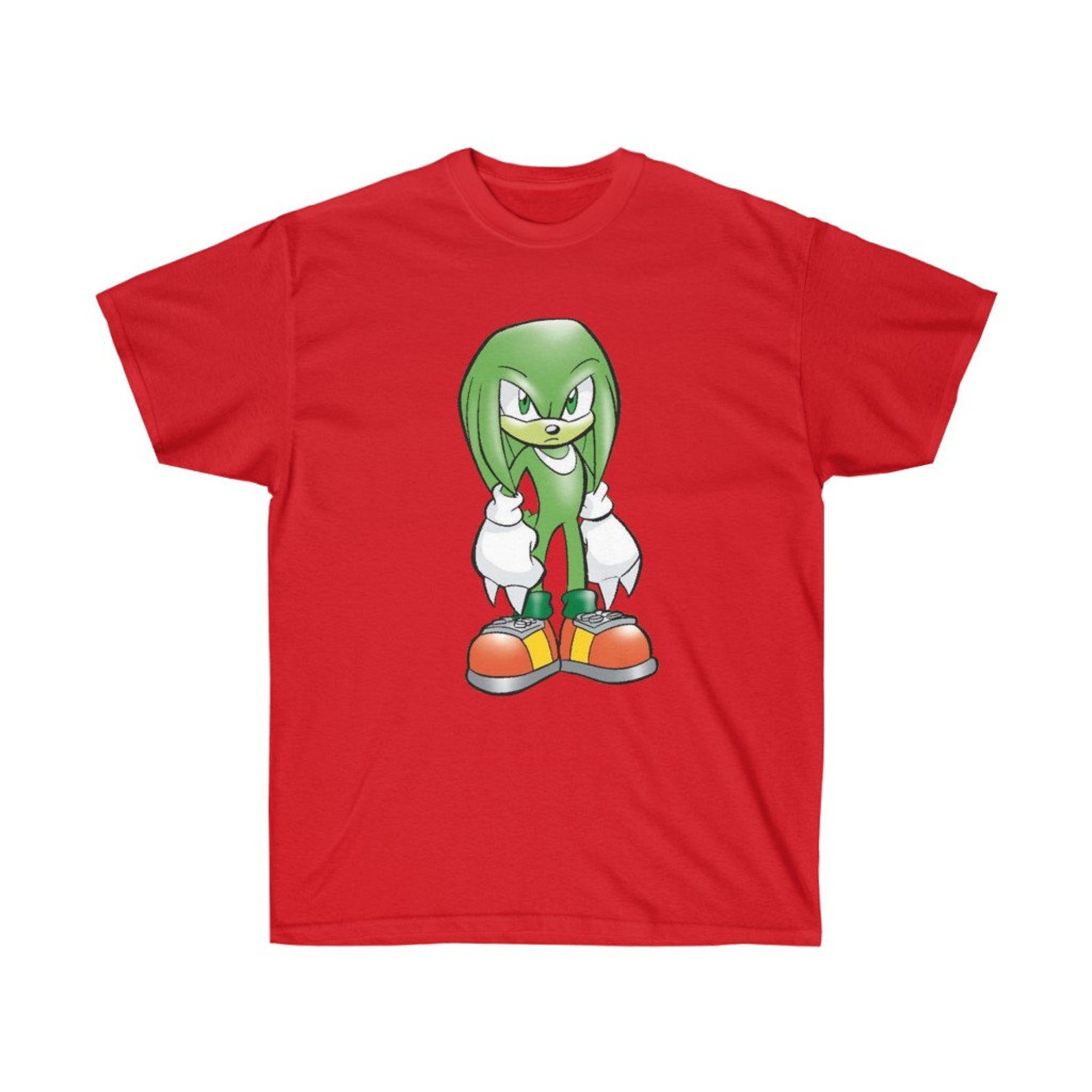 Knuckles the Echidna in Chaos Form With Team Knuckles on the - Etsy