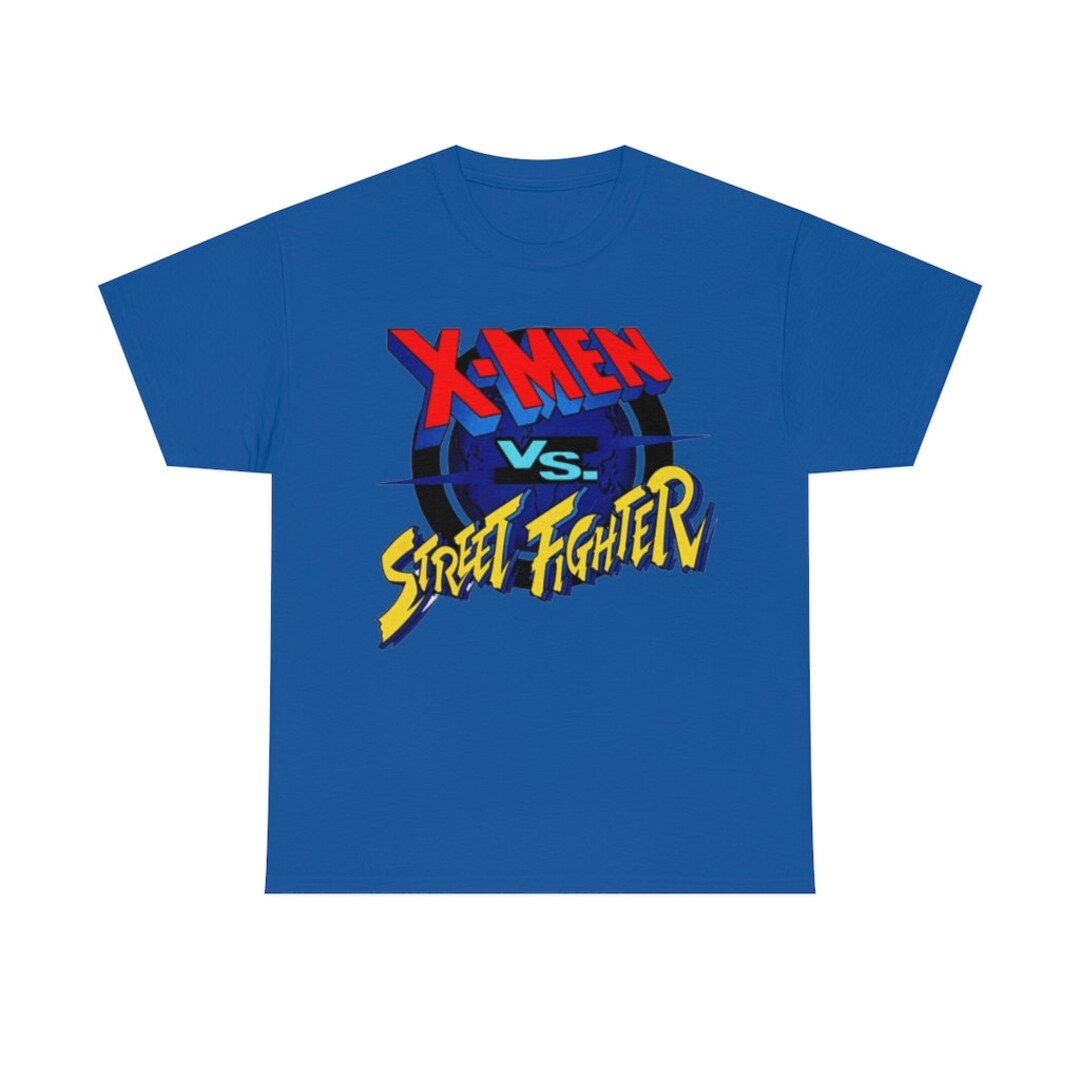 X-men Vs. Street Fighter Wolverine Vs. Akuma Heavy Cotton Tee Marvel ...