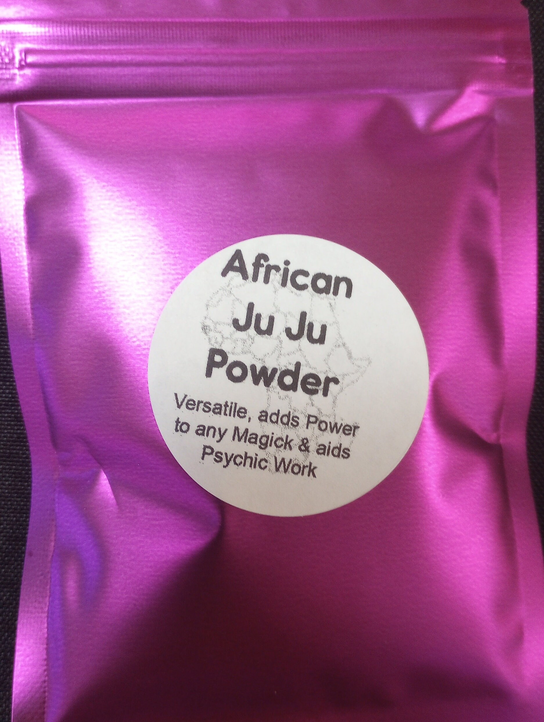Powder Hoodoo Conjure Sachet: African Juju, Fast Luck, Protection ...