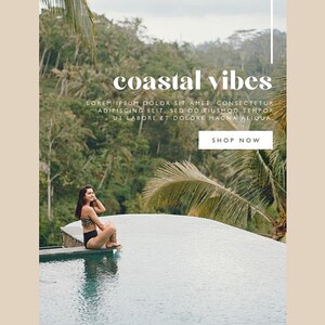 Boho Beach Resort Email Template, Modern Email Marketing Template ...