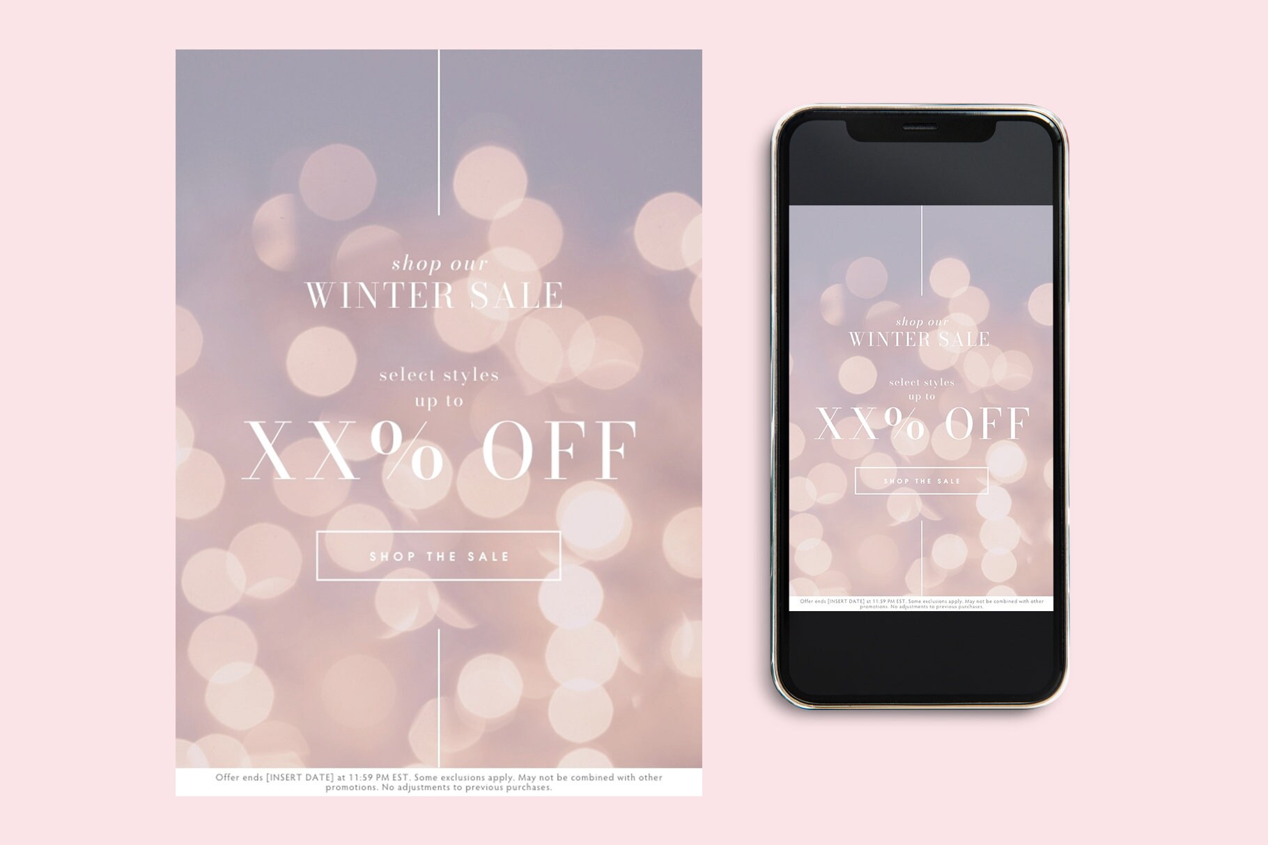 Winter Sale Email Template Bundle, Christmas Holiday Email Marketing ...