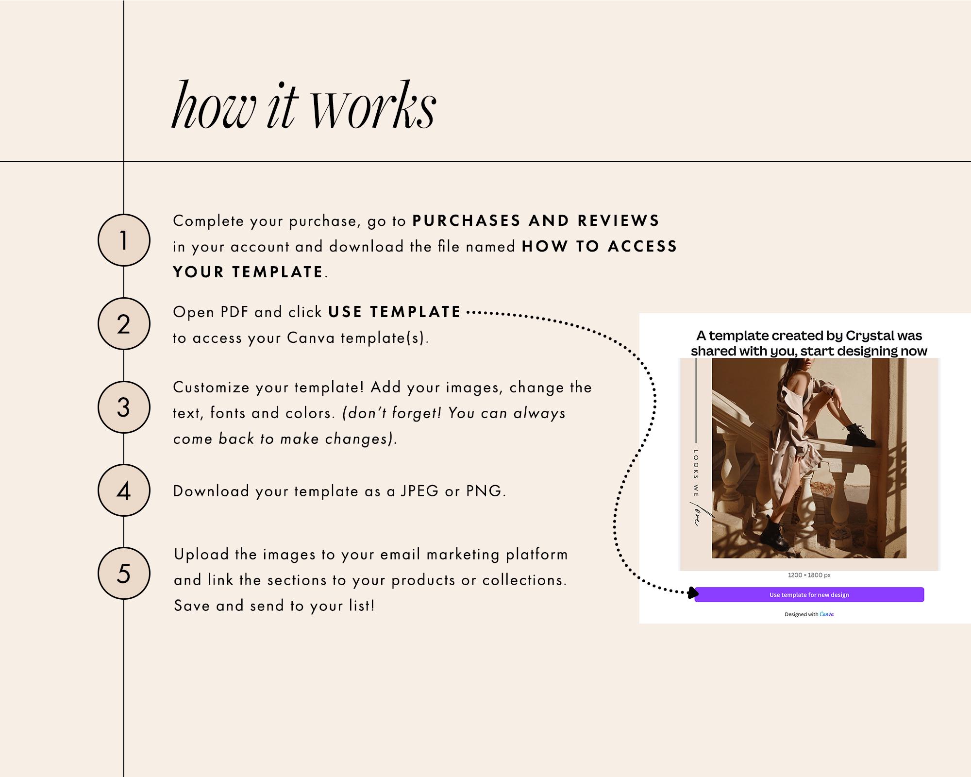 Neutral Minimal Chic Email Template, Sophisticated Canva Email ...