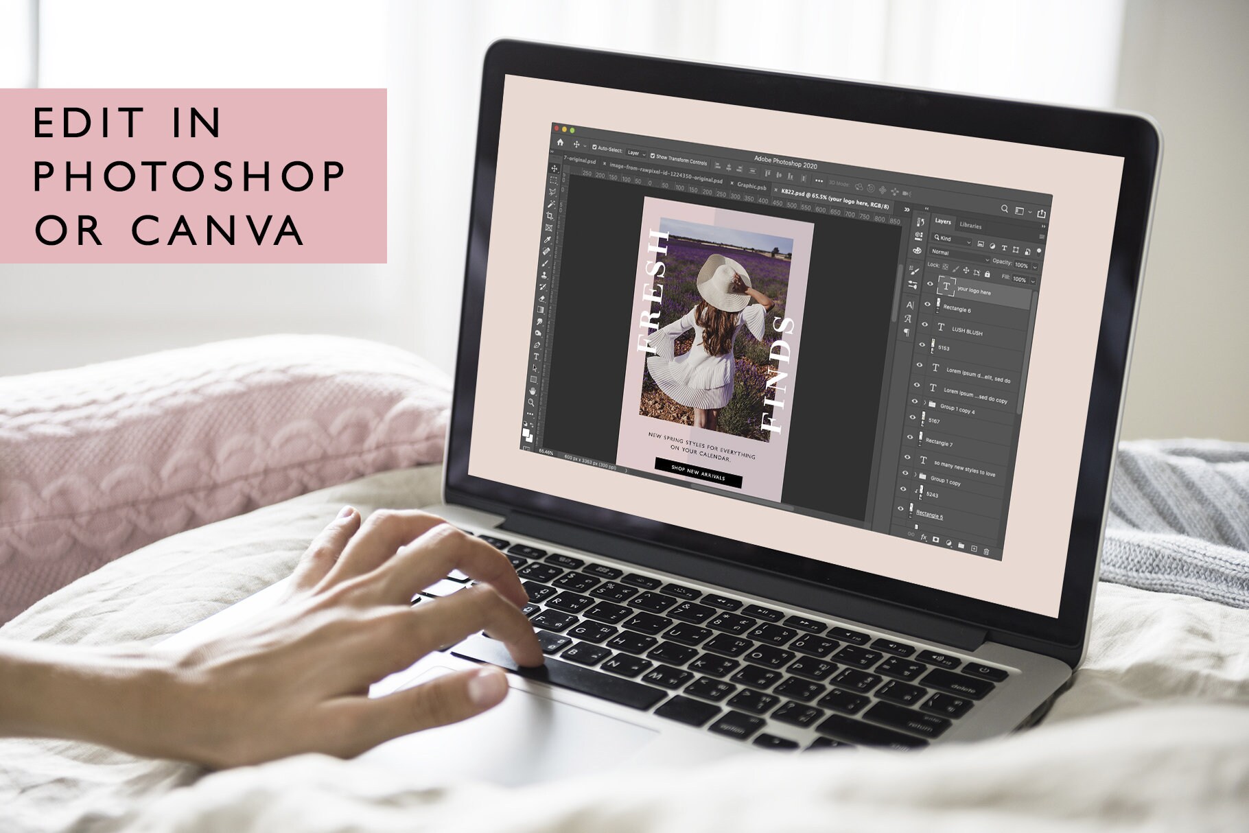 Fashion Ecommerce Email Template, PSD E-mail Newsletter Template, Canva ...