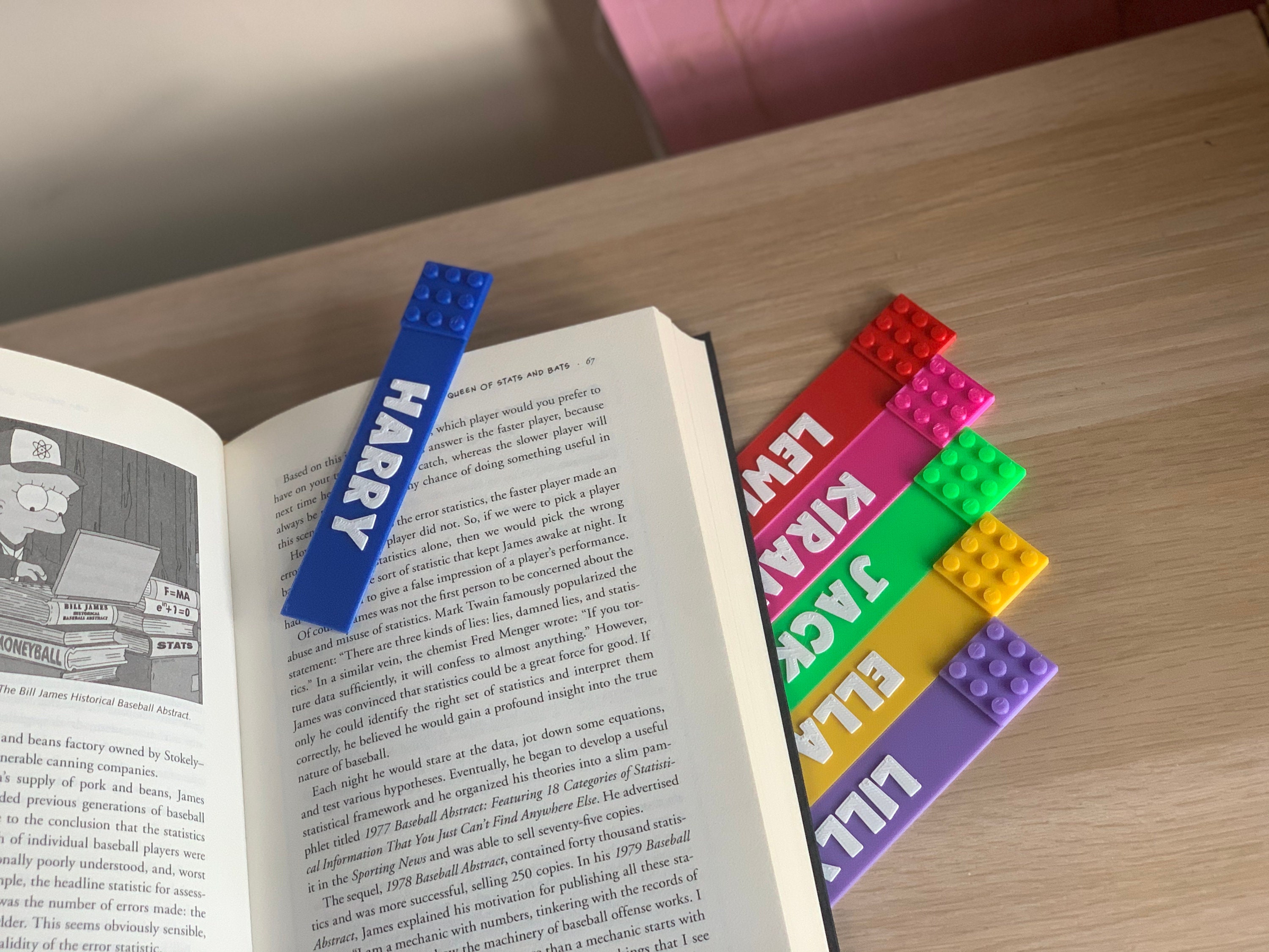 Personalised Lego Bookmark Gift Stocking Filler Stocking - Etsy UK