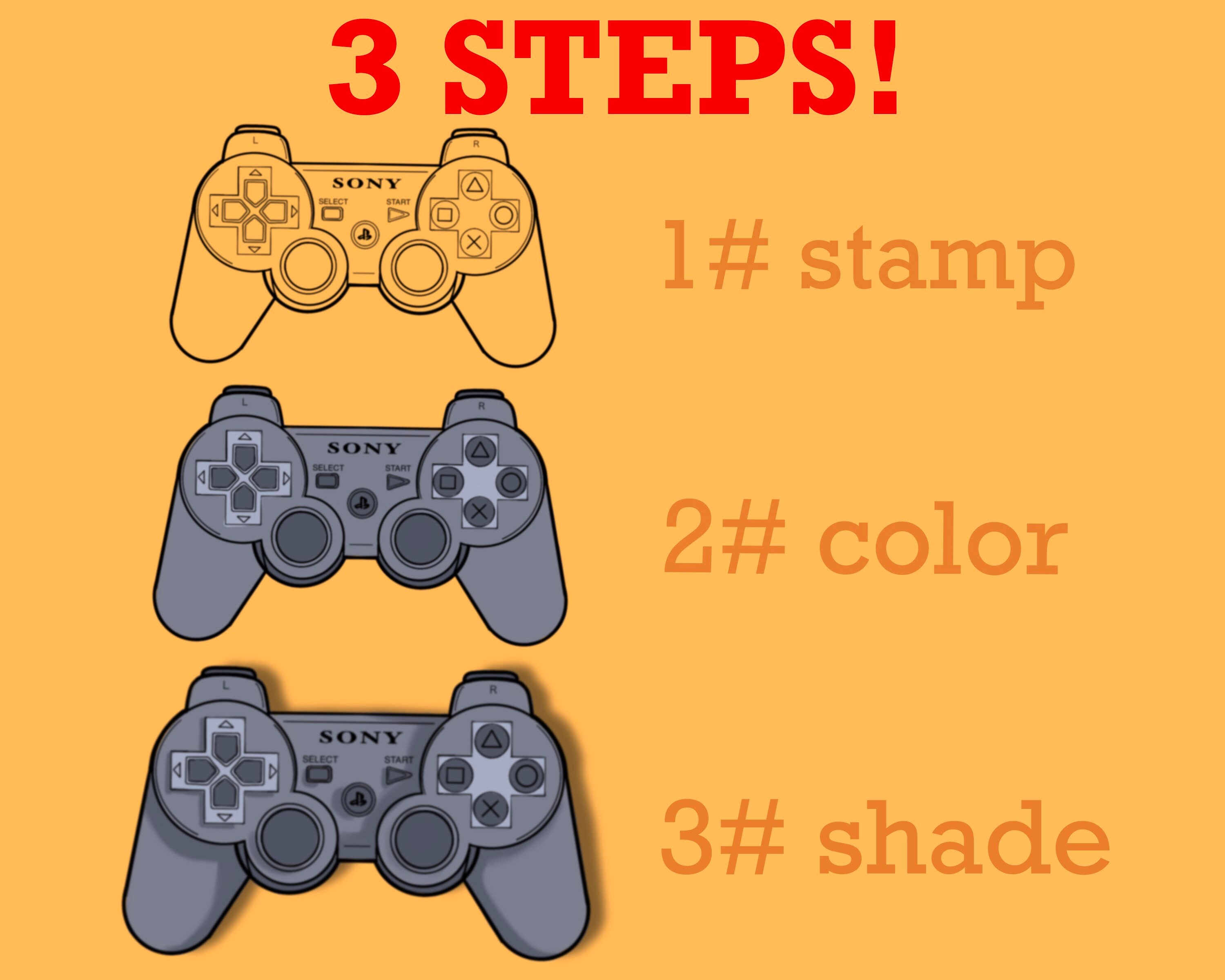 Procreate Game Stamp Procreate Controller Brush - Etsy UK