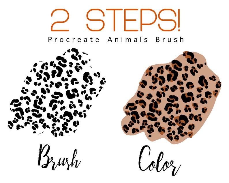 Procreate Animal Prints Brush | Procreate Animal Brush - Etsy