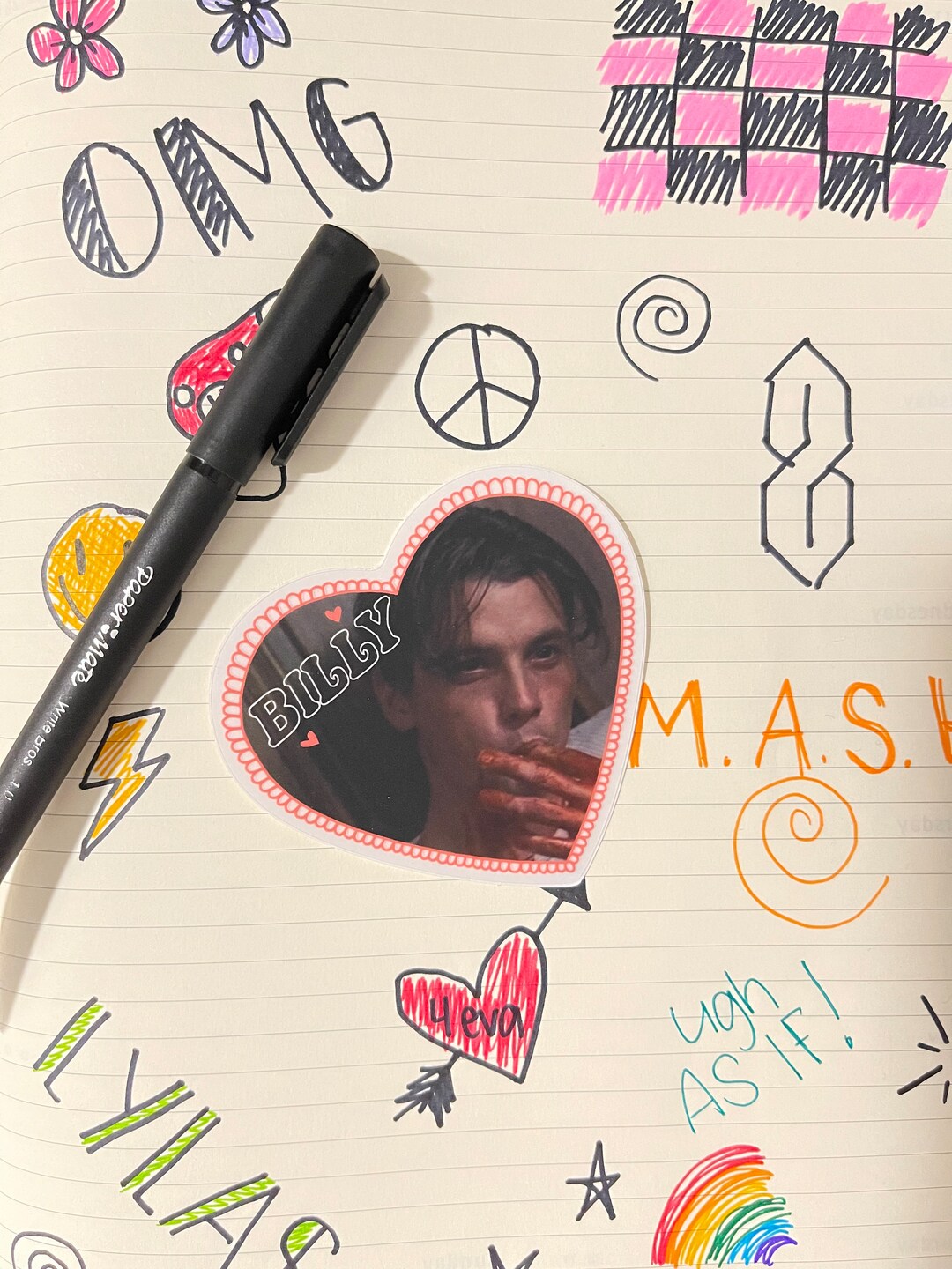 HEARTTHROBS Billy Loomis Clear Die Cut Sticker - Etsy