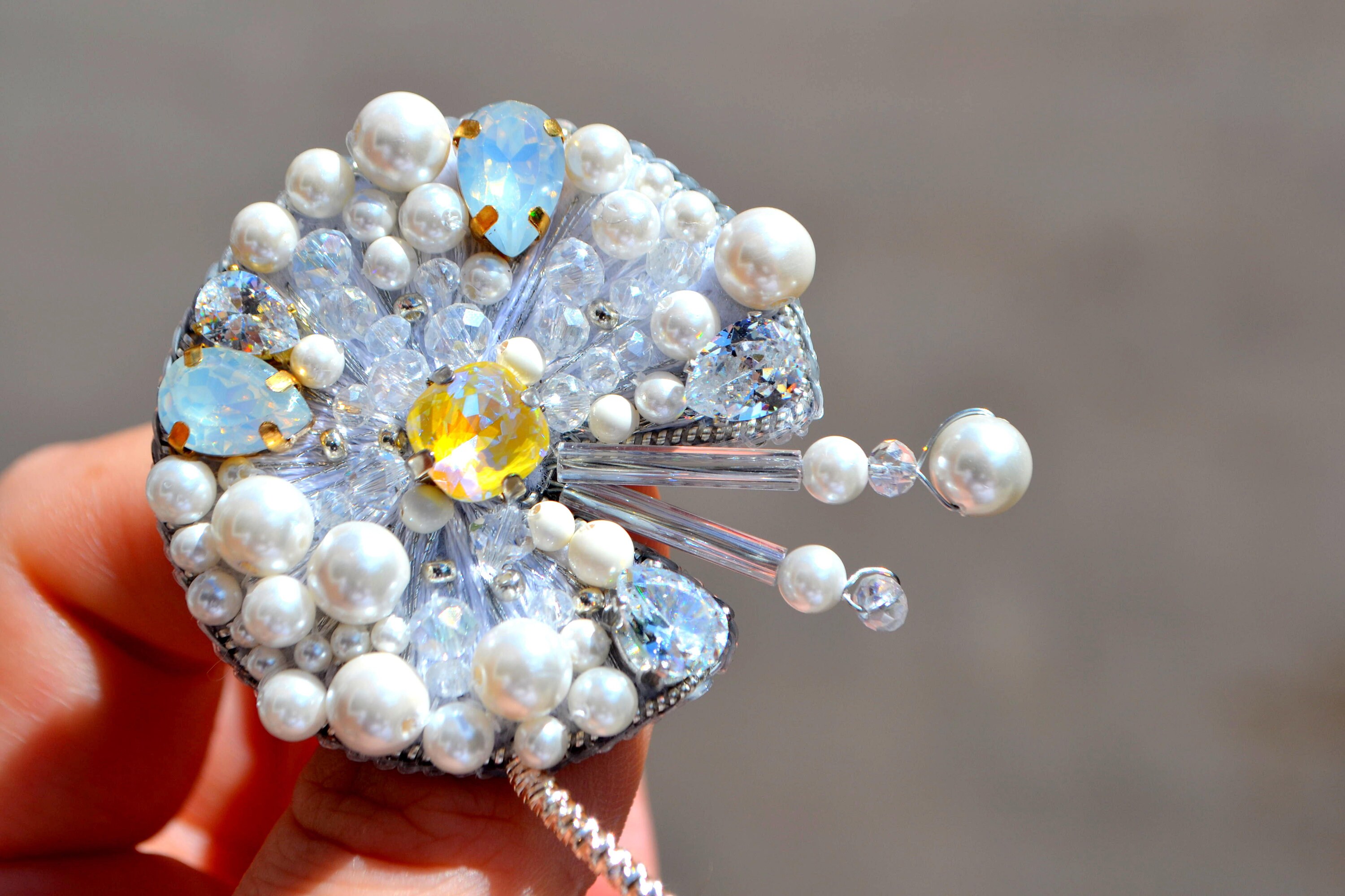 Dandelion Brooch Dandelion Pin Dandelion Jewellery Handmade Vintage ...