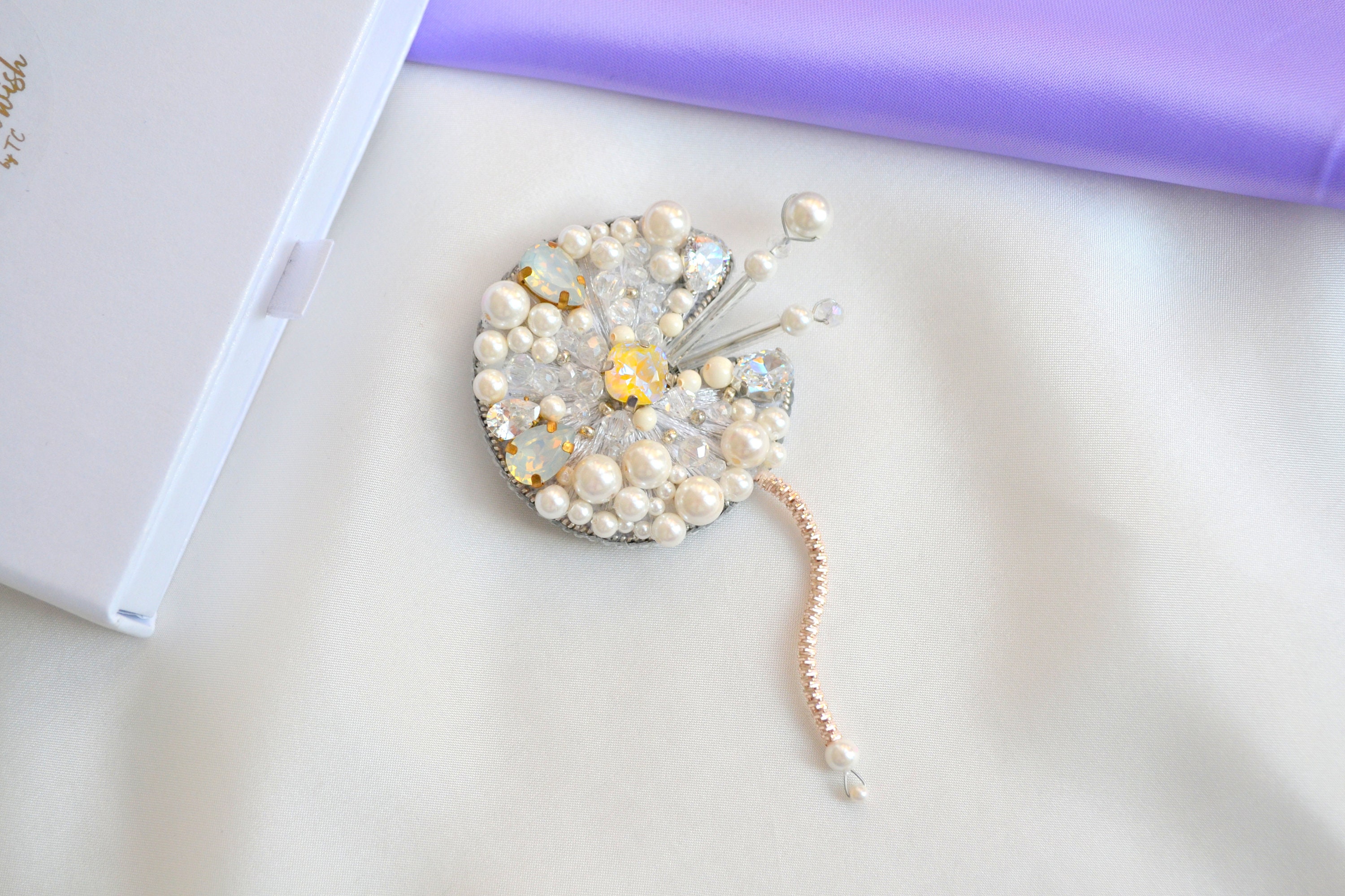 Dandelion Brooch Dandelion Pin Dandelion Jewellery Handmade Vintage ...