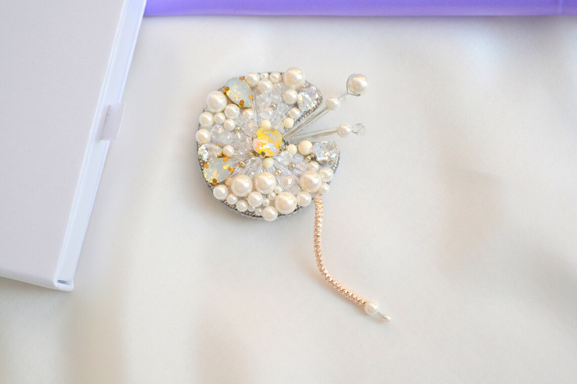 Dandelion Brooch Dandelion Pin Dandelion Jewellery Handmade Vintage ...