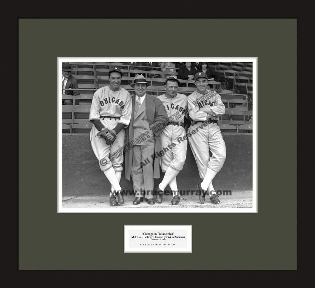 Chicago in Phila: Mule Haas, Jimmy Dykes & Al Simmons, ca. 1933 ...