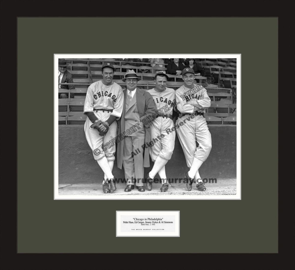 Chicago in Phila: Mule Haas, Jimmy Dykes & Al Simmons, ca. 1933 ...
