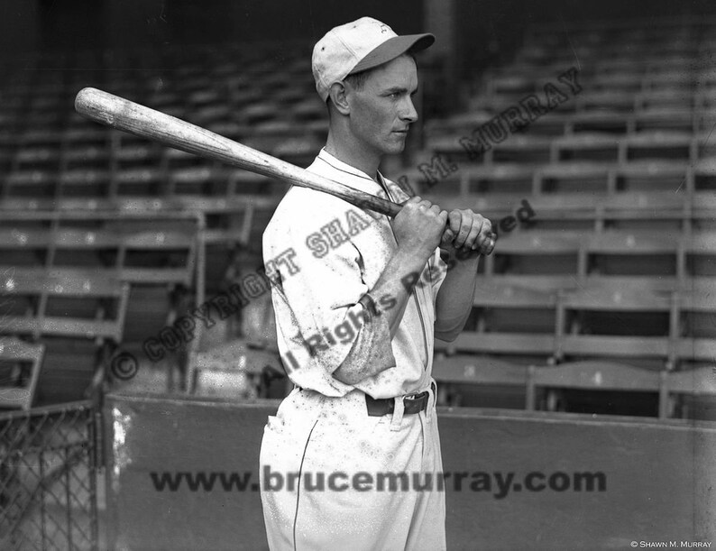Dib Williams at Shibe Park, Ca. 1930 - Framed - Etsy