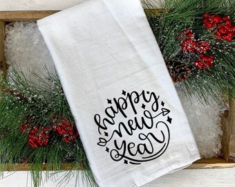 New year's dish towels store