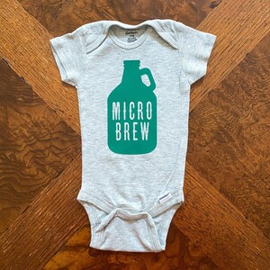 Micro Brew Beer Baby Onesie Alcohol Onesie Beer Lover Baby | Etsy