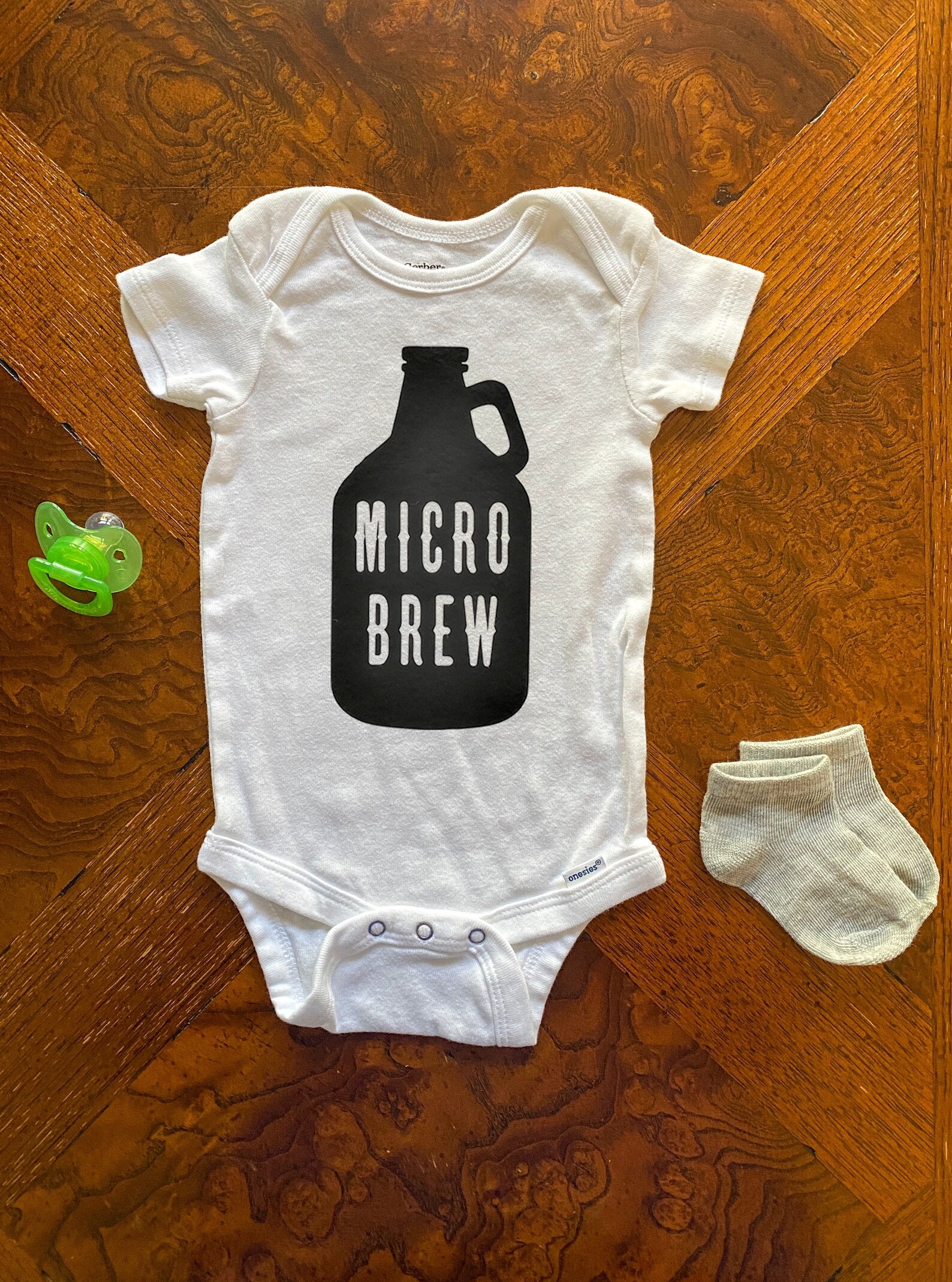 Micro Brew Beer Baby Onesie® - Alcohol Onesie® - Beer Lover Baby Gift ...