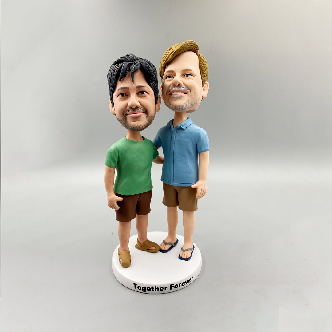 Personalized Brother Bobbleheads, Custom Gay 3D Statues, Special Gifts ...