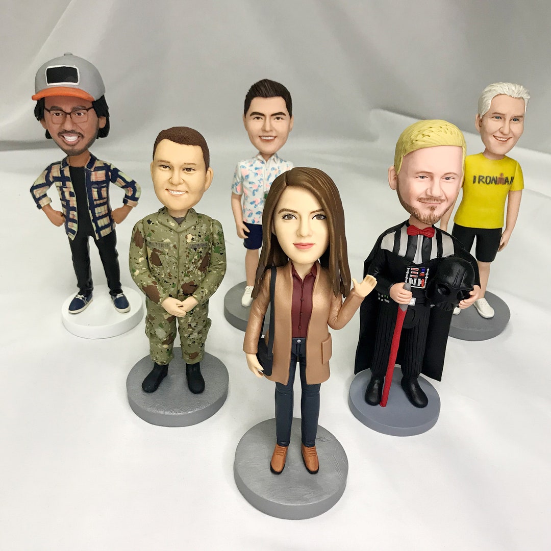 Custom Female Boss Bobbleheads, Custom Bobbleheads for Dads, Custom ...