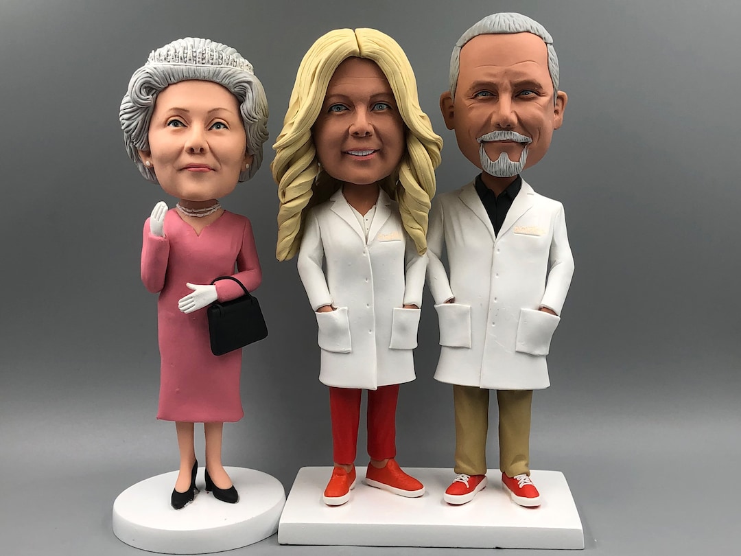 Custom Medical Doctor Bobblehead Figurines With Stethoscope, Christmas ...