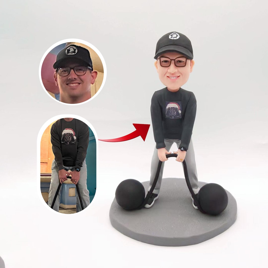 Tiktok Popular Bobblehead, Personalized Fitness Bobblehead, Custom Men ...