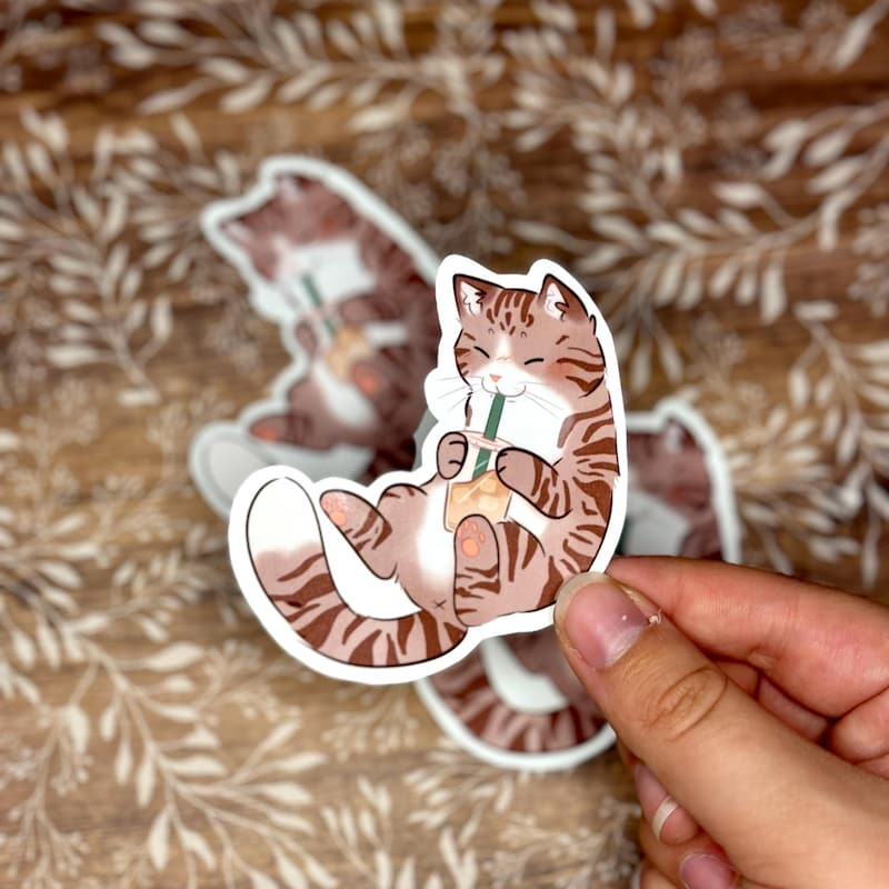 Cute Aesthetic Cat Stickers - Etsy