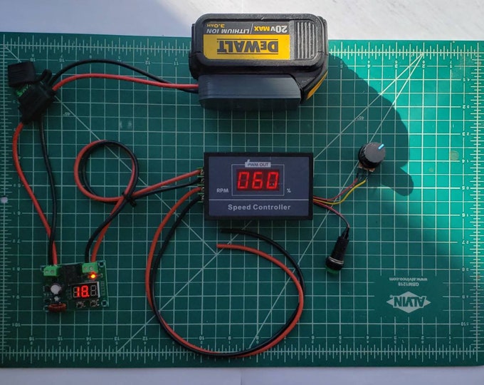 All-in-1 Power Wheels Battery Mod Kit for Dewalt 20V (battery Adapter W ...