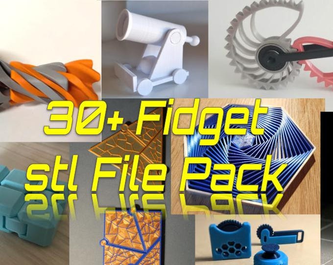 30+ Fidget Toy STL File Pack - Etsy