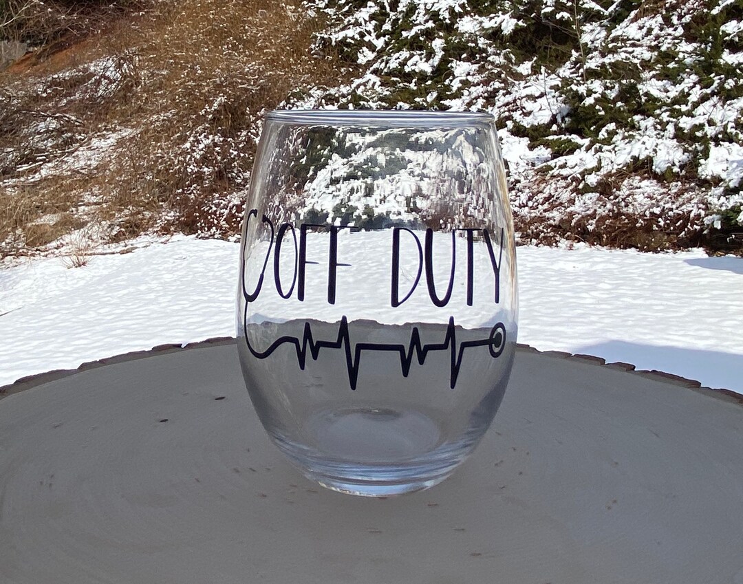 Nurse Wine Glass Nurse T Nurses Week T Funny Nurse Etsy