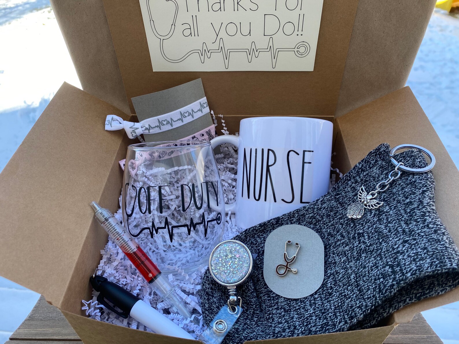 Nurse Care Package Gift Box Nurse Thank You Gift Basket - Etsy