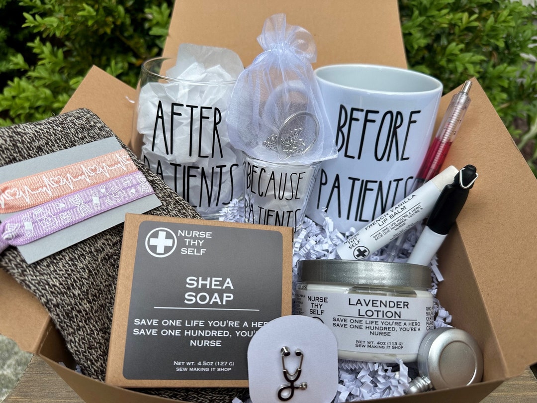 Nurse Wine and Spa Gift Set, Before Patients, After Patients, Bath Spa ...