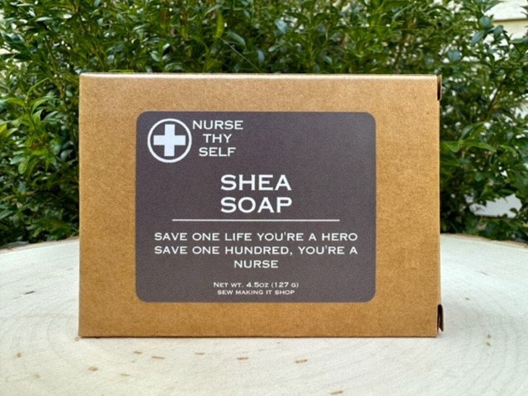 Nurse Theme Shea Soap, Nurse Spa Gift, Nurse Care Package, Thank You ...