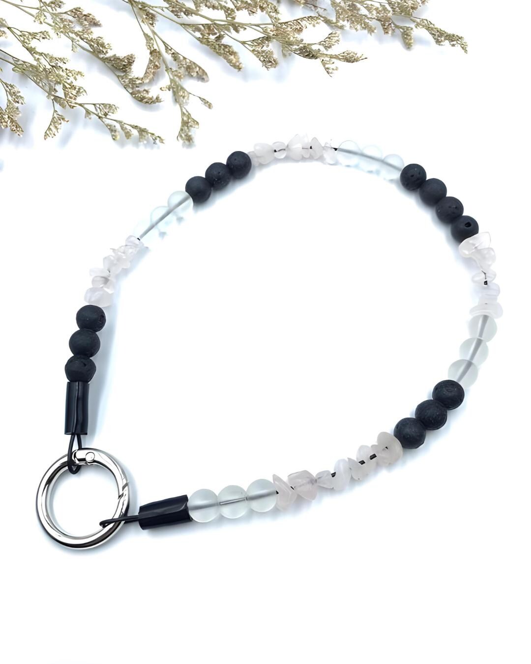 Stable Gemstone Healing Stone Collar for Dogs and Cats, Dog Chain ...