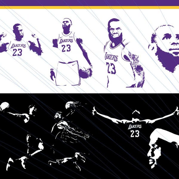 Lebron James Vector - Etsy