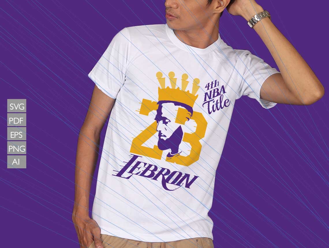 Lebron James Svg File, Lebron James Silhouette, Lebron James Cut File ...