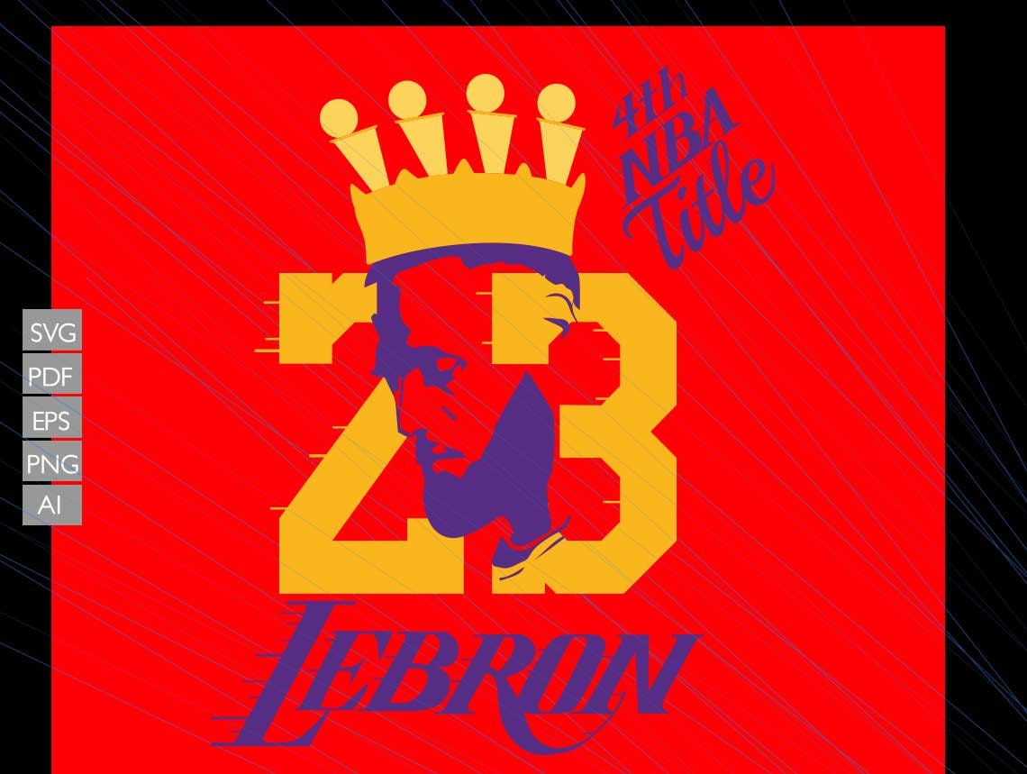 Lebron James Svg File, Lebron James Silhouette, Lebron James Cut File ...