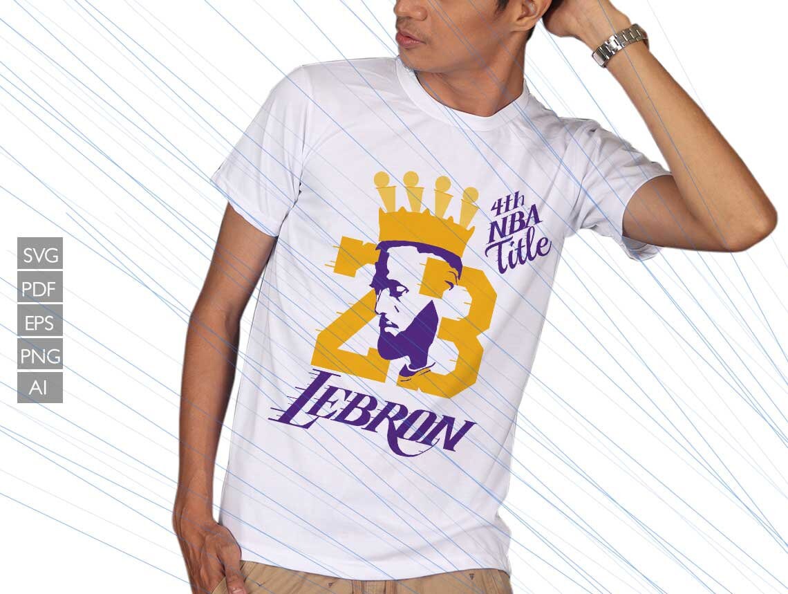 Lebron James Svg File, Lebron James Silhouette, Lebron James Cut File ...