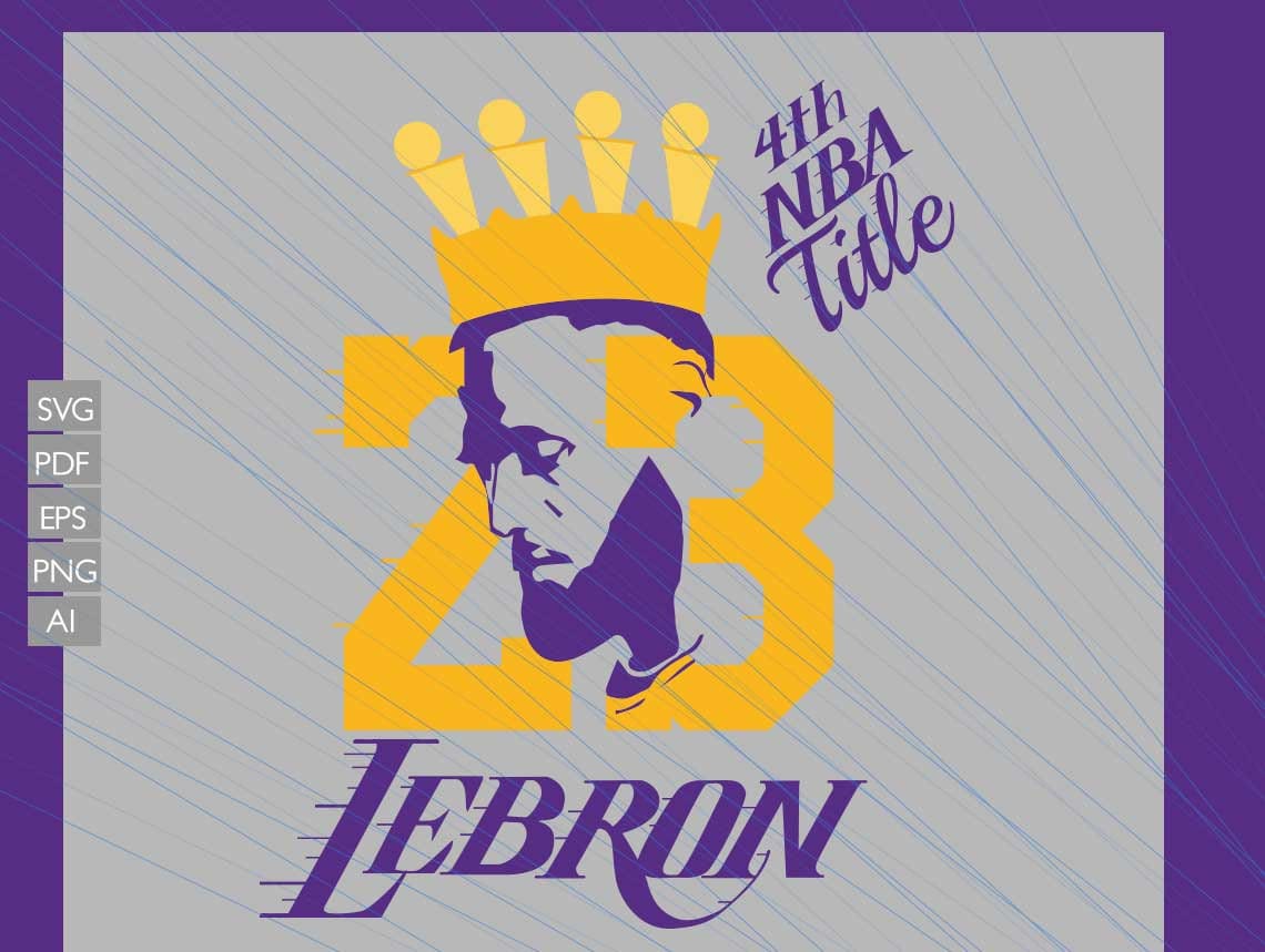 Lebron James Svg File, Lebron James Silhouette, Lebron James Cut File ...