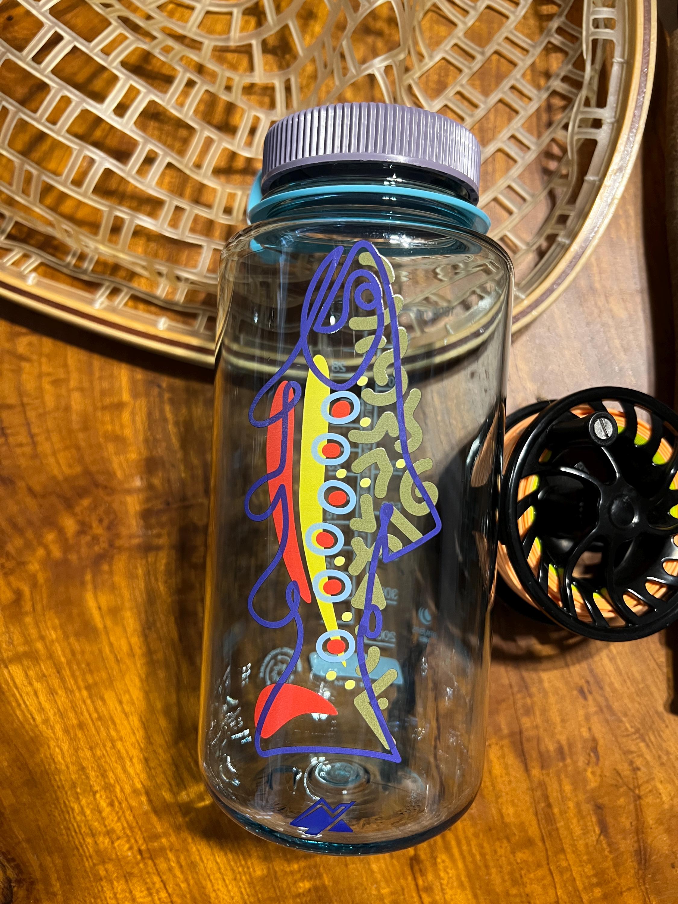 Trout Nalgene Bottle, Fly Fishing Water Bottle, Outdoor Gift for Hikers ...